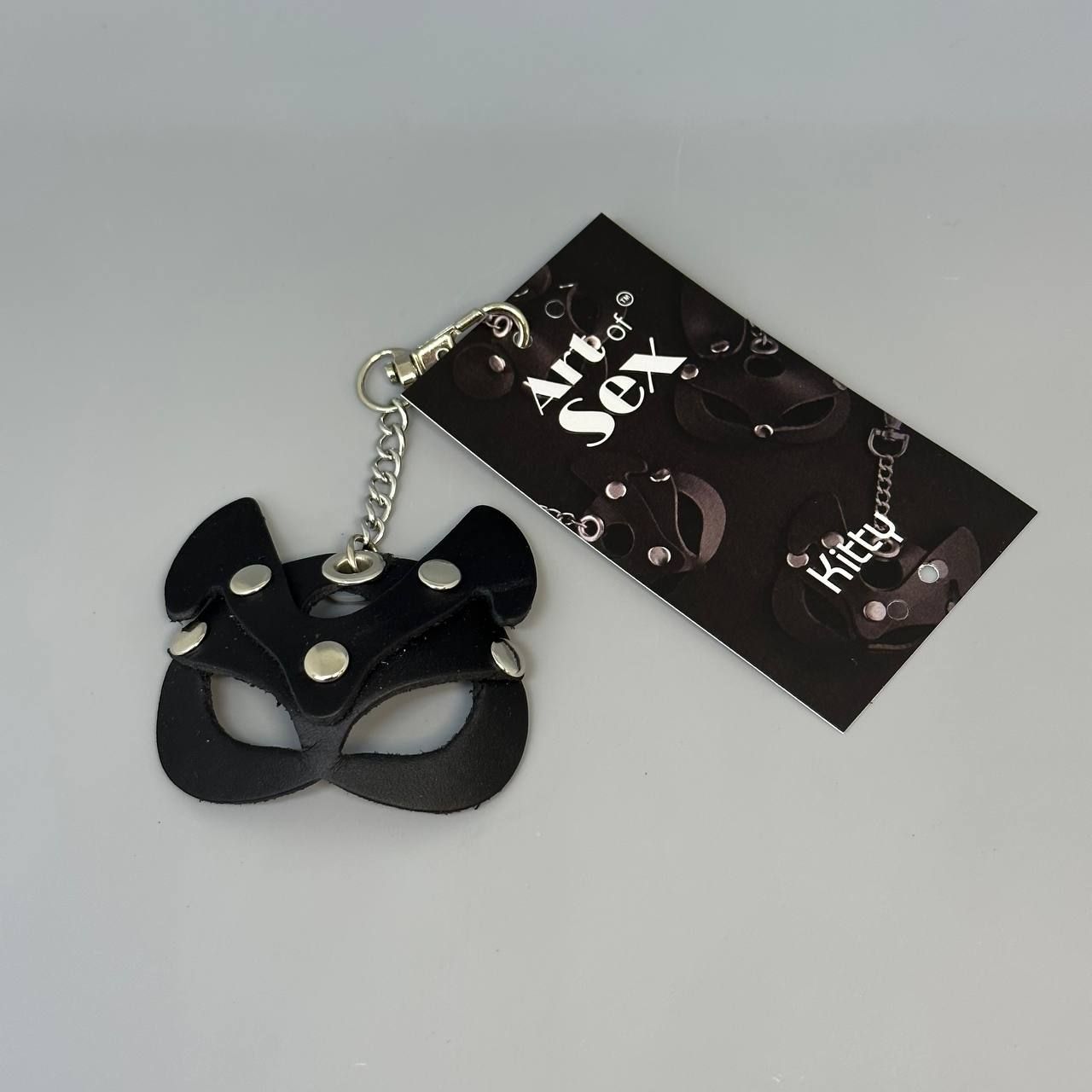 ᐉ Брелок на карабине для ключей Art Of Sex Kitty черный ️ Секс шоп